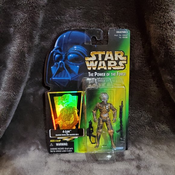 Hasbro | Toys | Star Wars 4lom Action Figure Green Card With Sticker ...